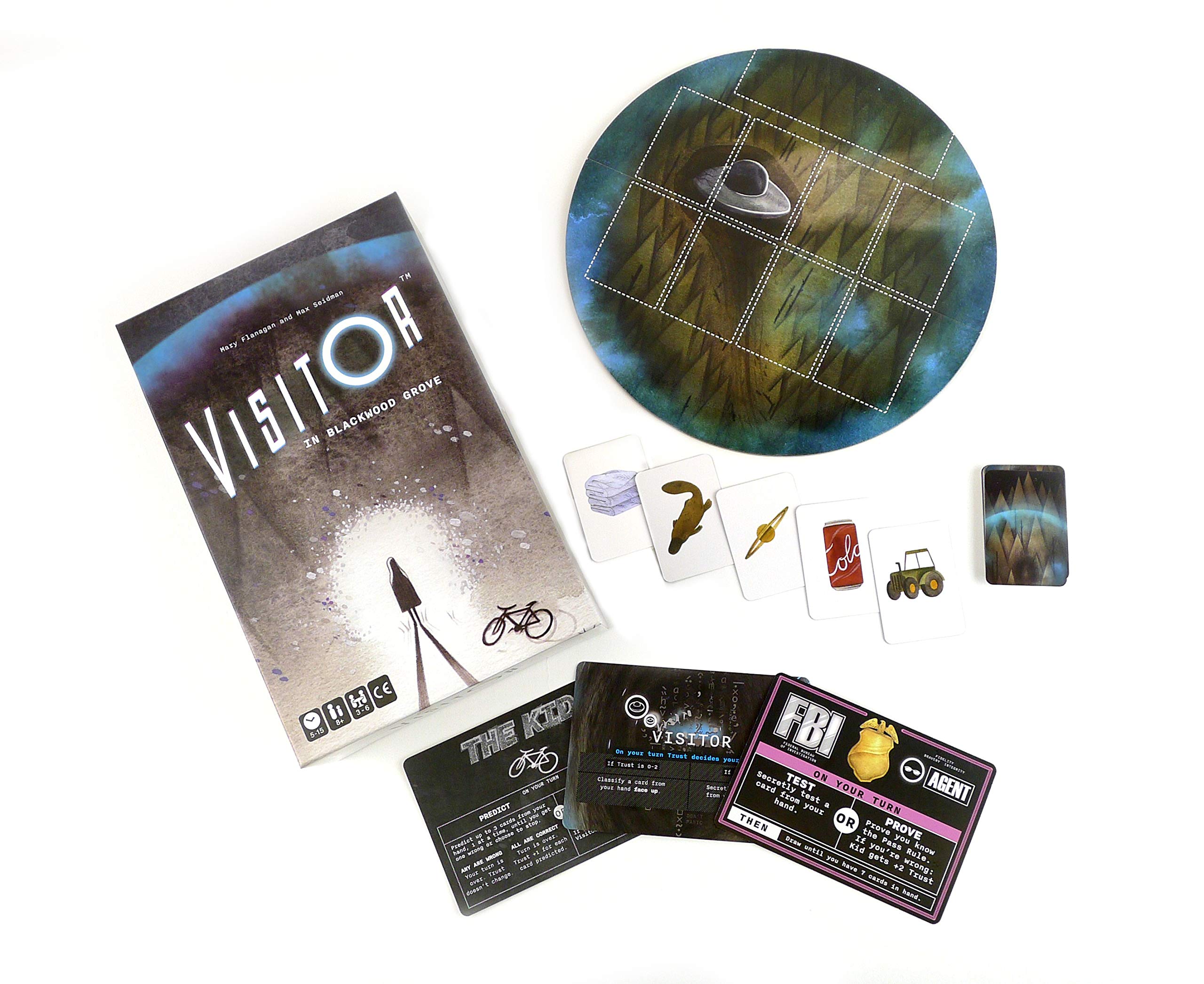 Resonym Visitor in Blackwood Grove, Cooperative Mystery and Deduction Game, Ages 8+, 3 to 6 Players, Games