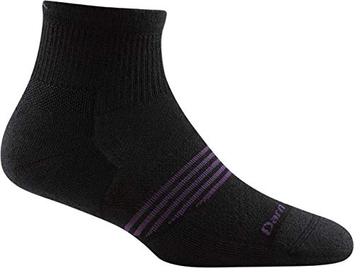 Darn Tough 1107-C-1001-04 Element 1/4 Lightweight with Cushion Black Medium