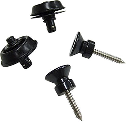 Dunlop Straplok® Traditional Strap Retainer System, Black