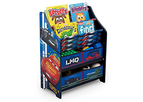 Disney/Pixar Cars Book and Toy Organizer by Delta Children, Greenguard Gold Certified