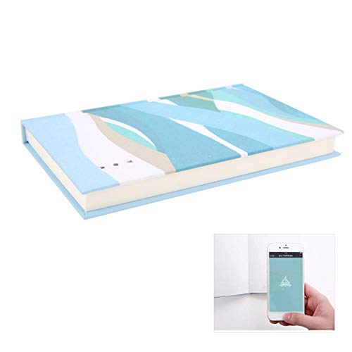 Jeanoko with Bag Voice Recorded Binding Book Lovely Cute Audio Notebook Stationery Boys Girls for DIY Birthday Gift Handbook