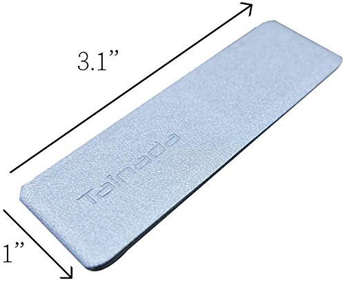 Universal Phone Grip Stand, Tainada Smartphone Finger Grip Foldable & Stick On Adhesive Kickstand for iPhone 11 Pro Max, XR, Samsung Note 10+, S10+, Moto Z4, LG G8 + One Cord Wrap (Silver)