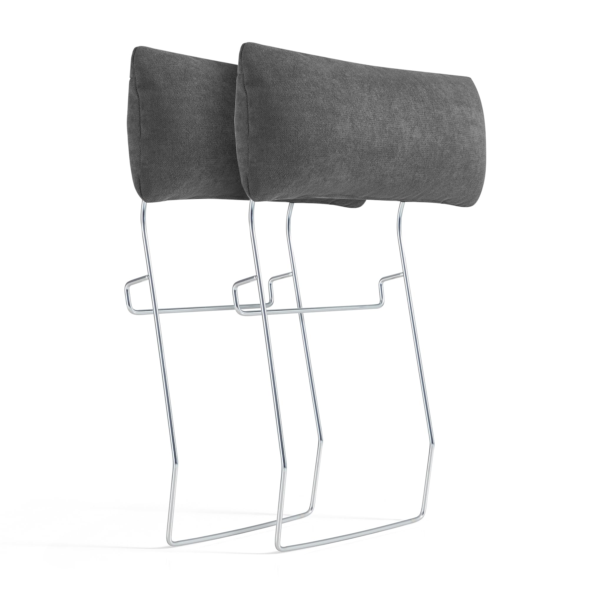 LINSY HOME Sofa Headrest Module for Modular Sectional Sofa, Extend The Backrest, Tailor-Made for Rubik Modular Couch, High Back Sectional Sofa, Metal Frame, 2 Pieces, Dark Grey