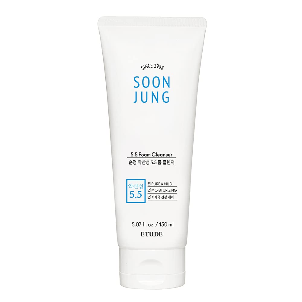 ETUDE HOUSE SoonJung 5.5 Foam Cleanser 150ml (old version) | Korean Skin Care | K-Beauty