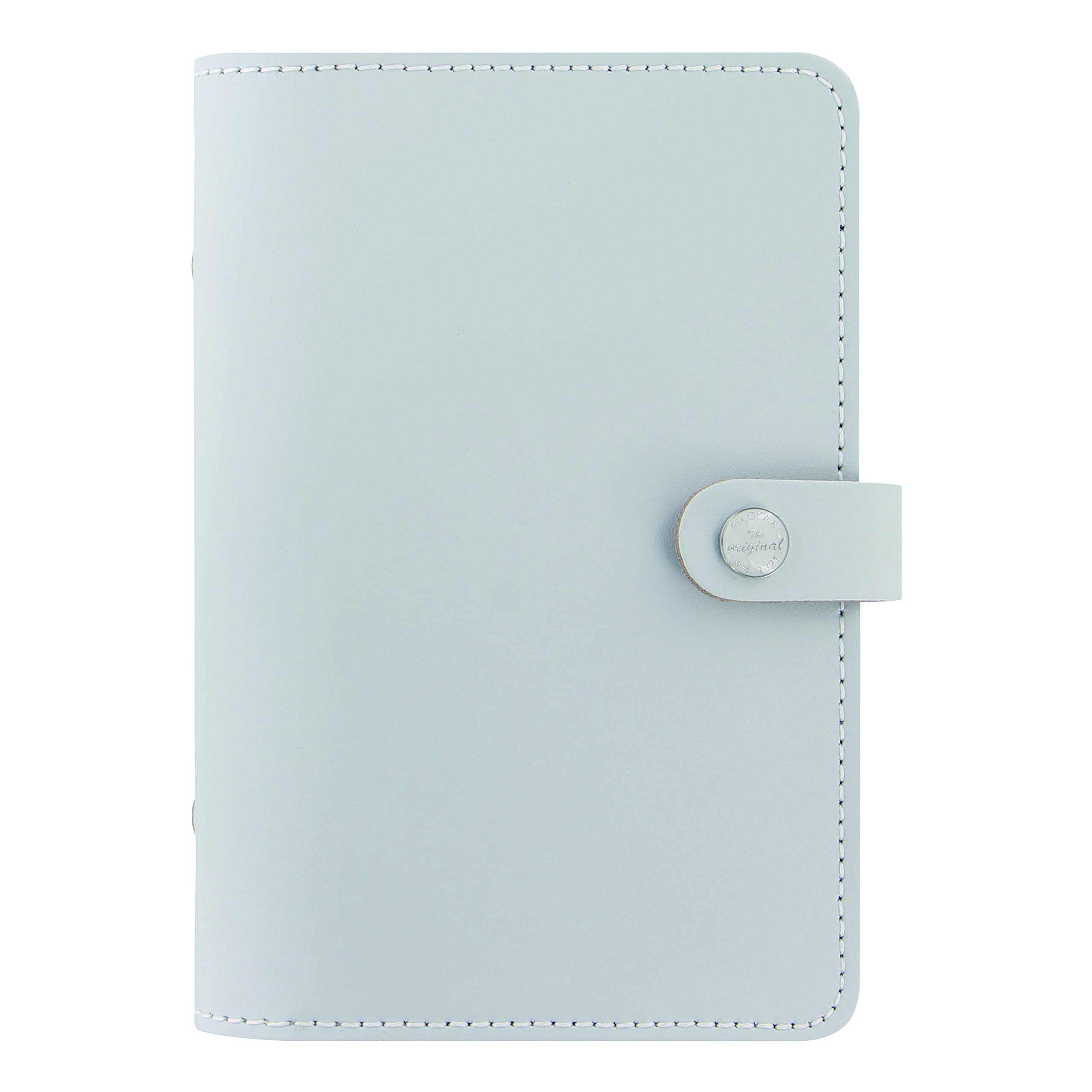 Filofax The Original Organizer, Personal Size, Stone - Leather, Six Rings, Week-to-View Calendar Diary, Multilingual, 2022 (C026069-22)