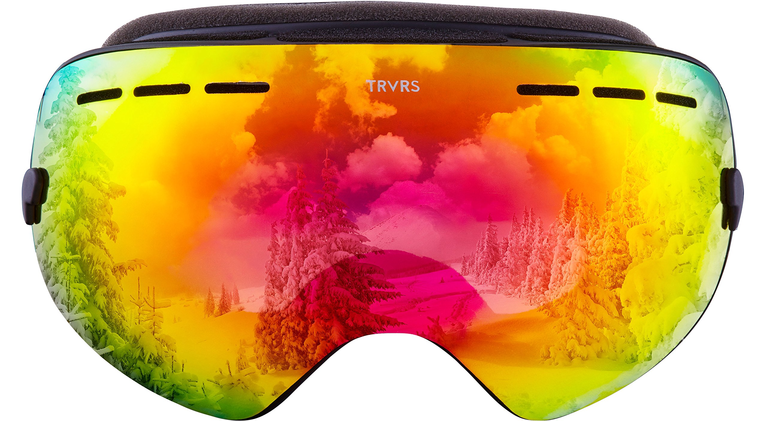 Retrospec G2 Ski and Snowboard Goggles for Men and Women, With Magnetic 100% UV Blocking, Anti-Scratch and Anti-Fog Lenses for Protection and Comfort One Size Fits Most