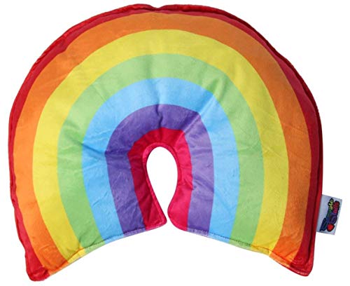 Rainbow Pillow | Rainbow Throw Pillows 16", Rainbow Plush, Rainbow Pillows for Girls, Rainbow Kids Pillow, Rainbow Decorative Pillows, Kids Rainbow, Colorful Kids Pillows, Rainbow Decor Kids