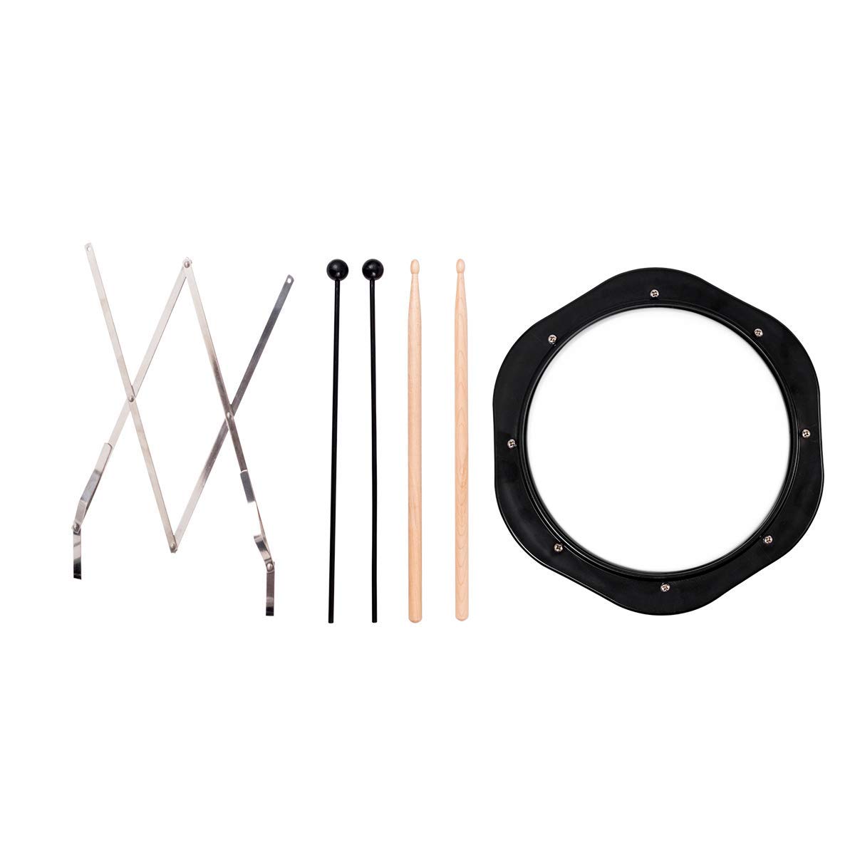 ReunionG Percussion Practice Bell Kit Set Professional Music Stand Xylophone with Bag Case for School Kid Band Teacher