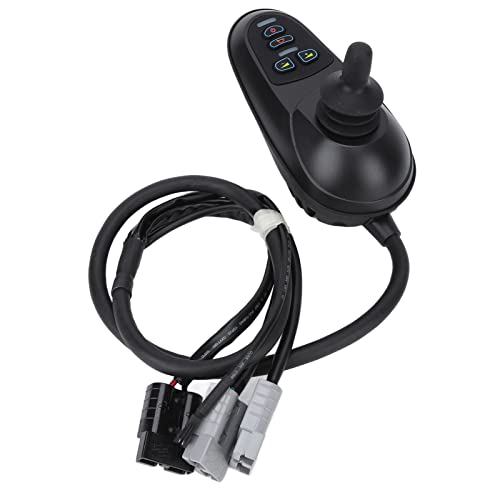 Emoshayoga Electric Wheelchair Joystick, Intelligent Precise Flexible Joystick Controller Universal 360° Free Steering for Power Chair