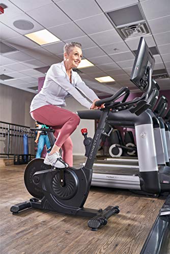 Echelon Smart Connect Fitness Bike, 30-Day Free Echelon Membership, Easy Storage, Small Spaces, Cushioned Seat, Solid Design, HIIT, Top Instructors, 32 Resistance Levels, Bluetooth, EX-7S