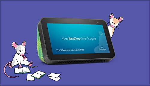 Echo Show 5 (2nd Gen) Kids | Chameleon with Echo Dot (4th Gen) Kids | Tiger and Sengled Bluetooth Color bulb | Alexa smart home starter kit