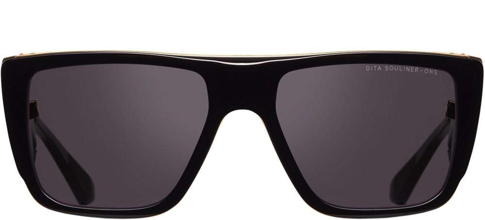 Dita DTS 127-01 Souliner-One Sunglasses,Black w/Dark Grey Shaded, 56mm