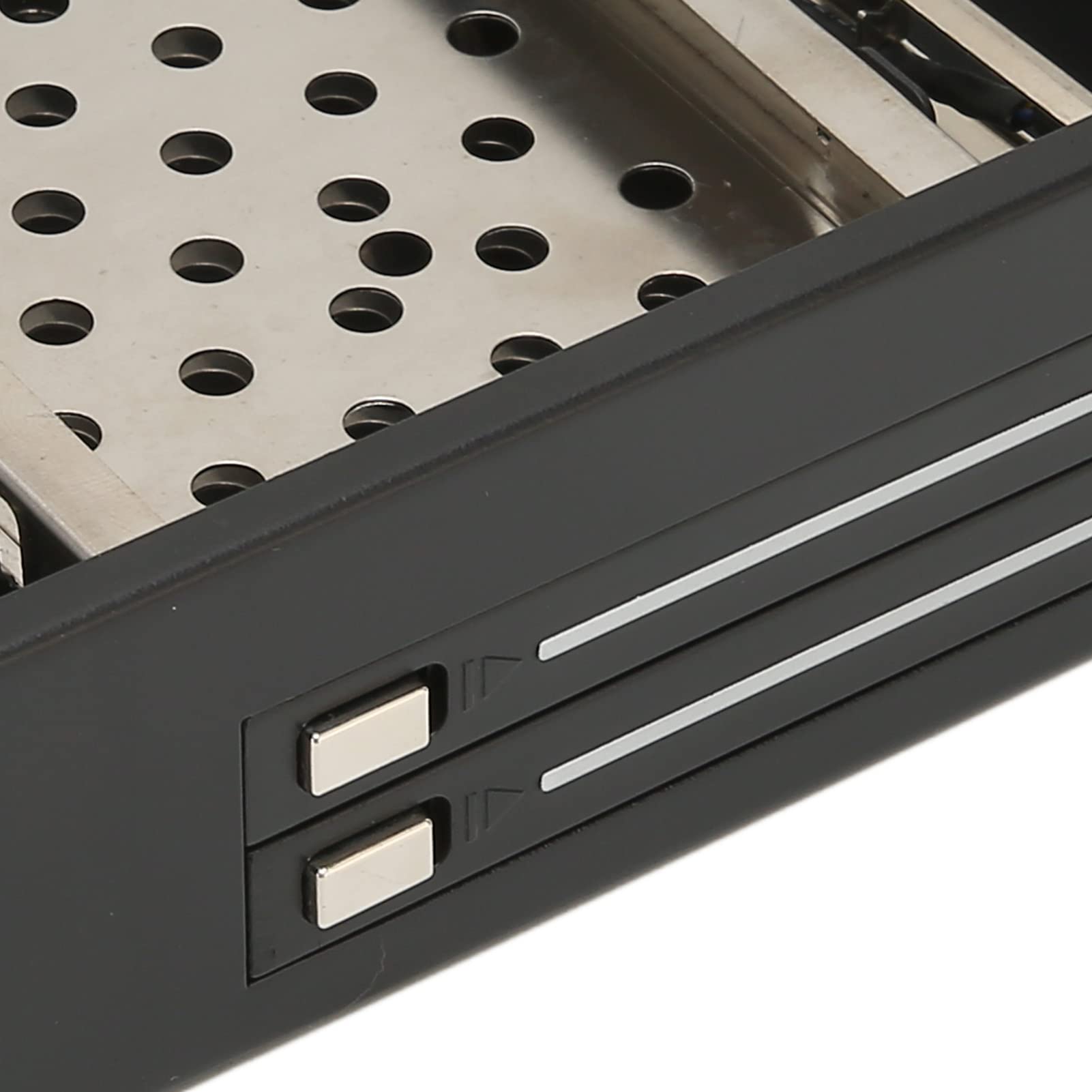 Internal HDD Enclosure, Dual Bay II Interface Internal Hard Drive Tray 7mm to 9.5mm Hard Drive Thickness HDD Mobile Rack Cage for 2.5 Inch SDD, HDD