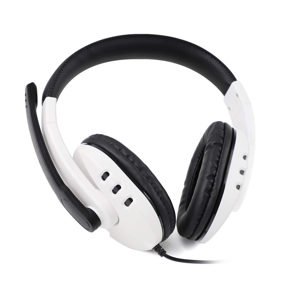 ECHZOVE PS5 Headset, PS5 Headeset with Mic, Gaming Headset Compatible with PS4 Switch Xbox one Xbox 360 and PC, Stereo Sound and Noise Cancelling