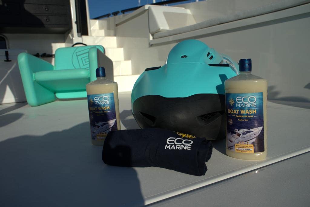 ECO MARINE Premiun Boat Wash with Carnauba Wax, 32 fluid ounces