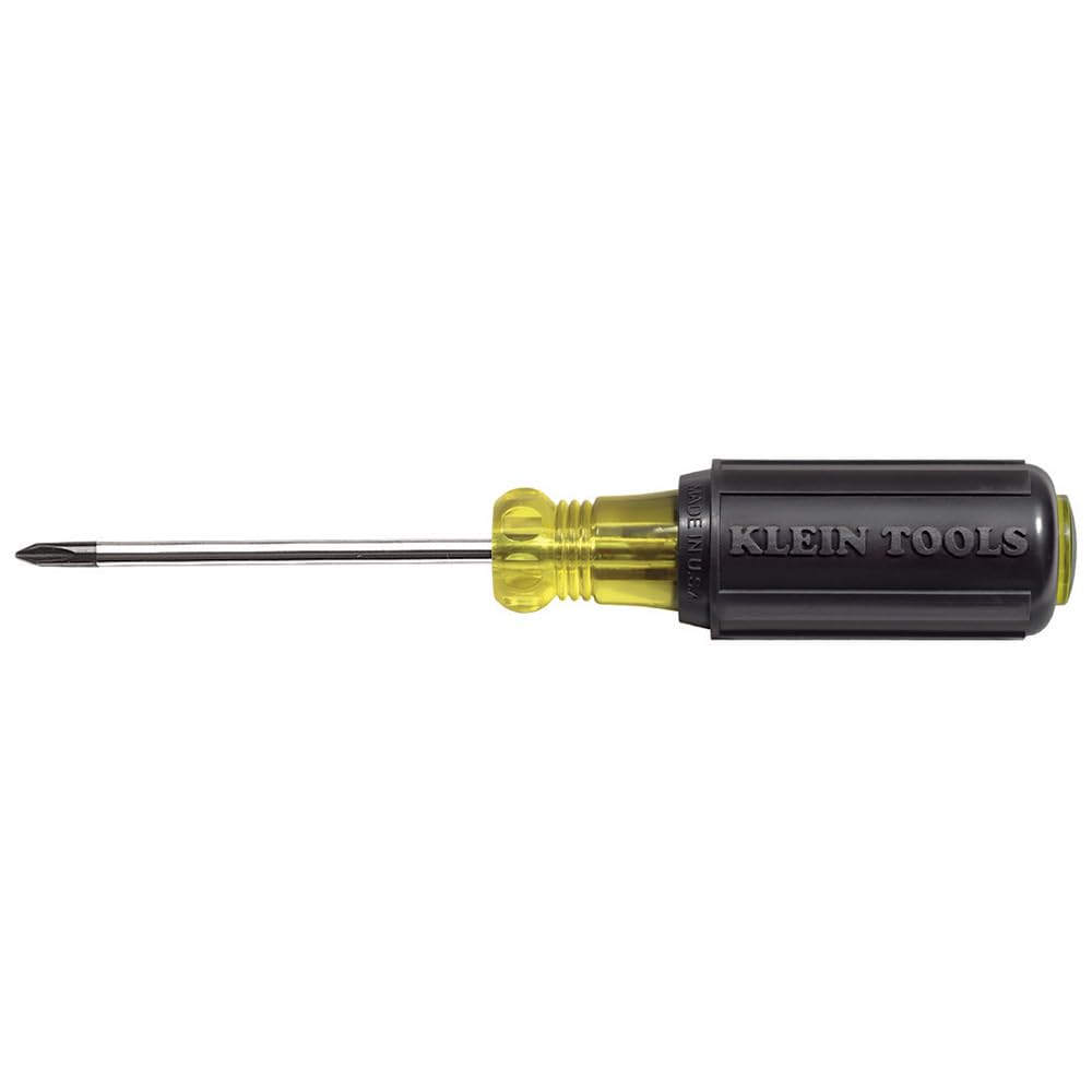 Klein Tools 80031 Screwdriver Set, 5-Piece Kit Includes 2 Slotted, 2 Phillips and 1 Square Tip Screwdriver, Cushion Grip Comfort
