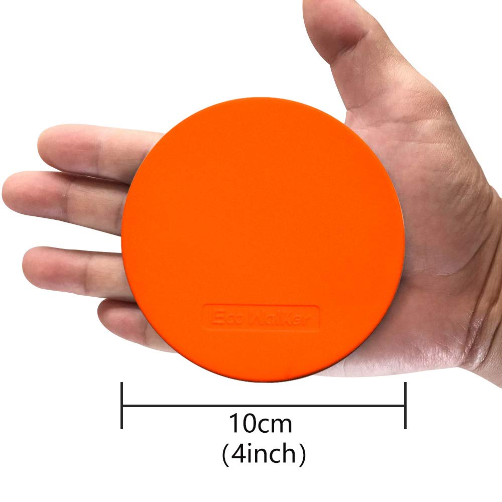 Eco Walker 4inch Mini Floor Spot Markers for Classroom Preschool and Kindergarten (Set of 30pcs)