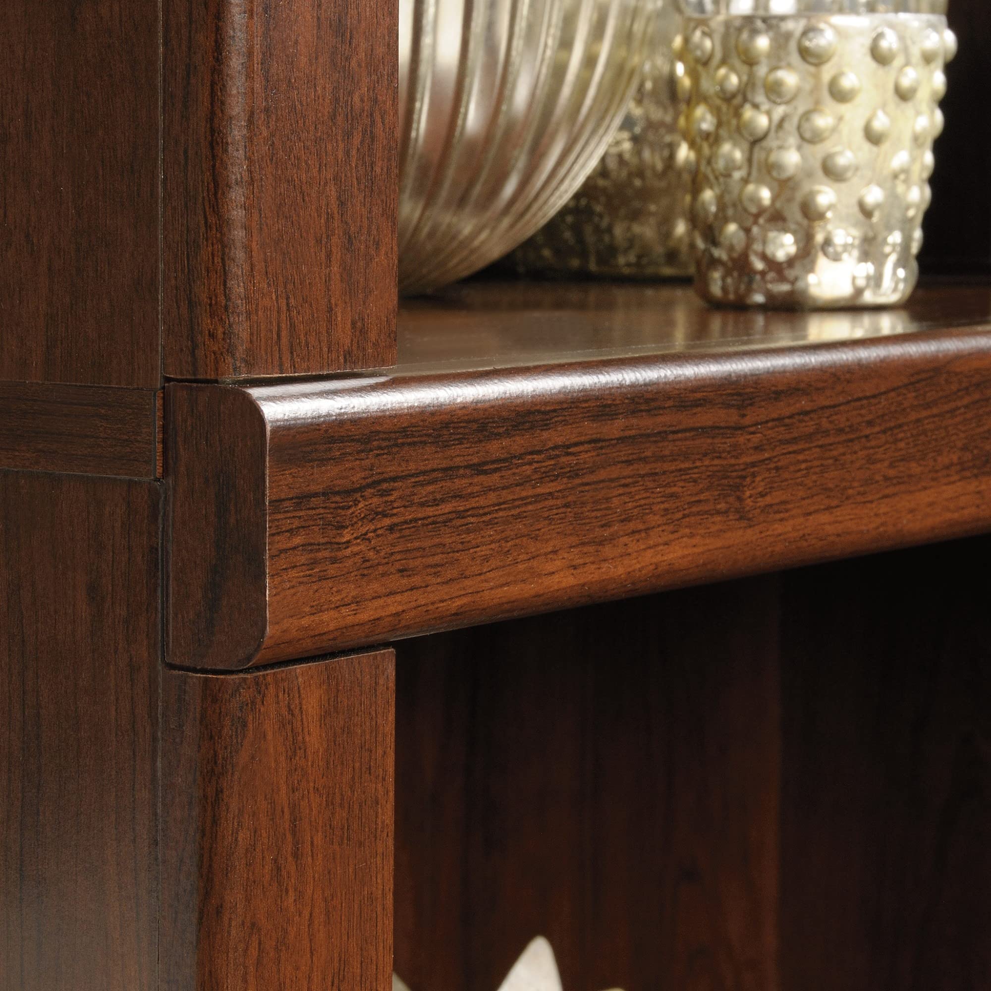 RealspaceĀ® 72"H 5-Shelf Bookcase, Mulled Cherry