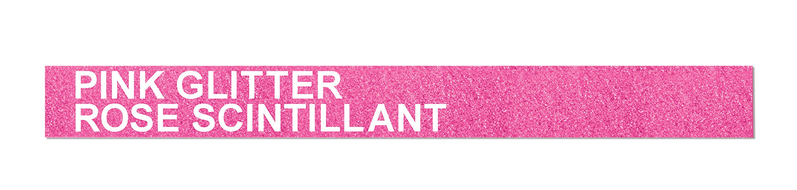 DYMO COLORPOP Authentic Label Maker Tape, 1/2" W x 10' L, White Print on Pink Glitter, D1 Standard
