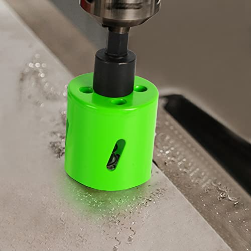 HLOFIZI 1 Inch Hole Saw Bit Bi-Metal for Wood Metal Plastic with Arbor, 1.5 Inch Depth