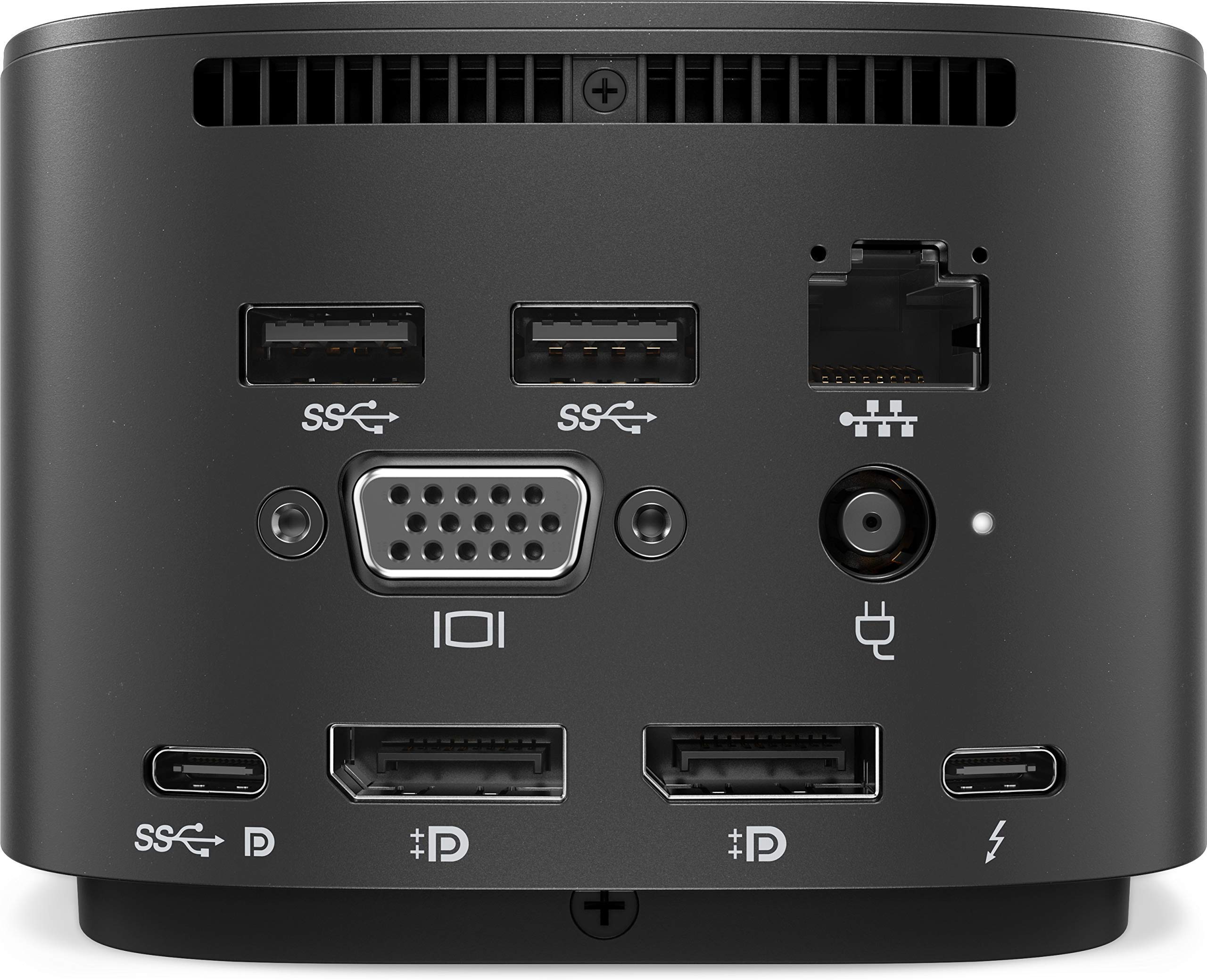 HP 3TR87AA TB Dock G2 with Combo Cable, Black (Renewed)