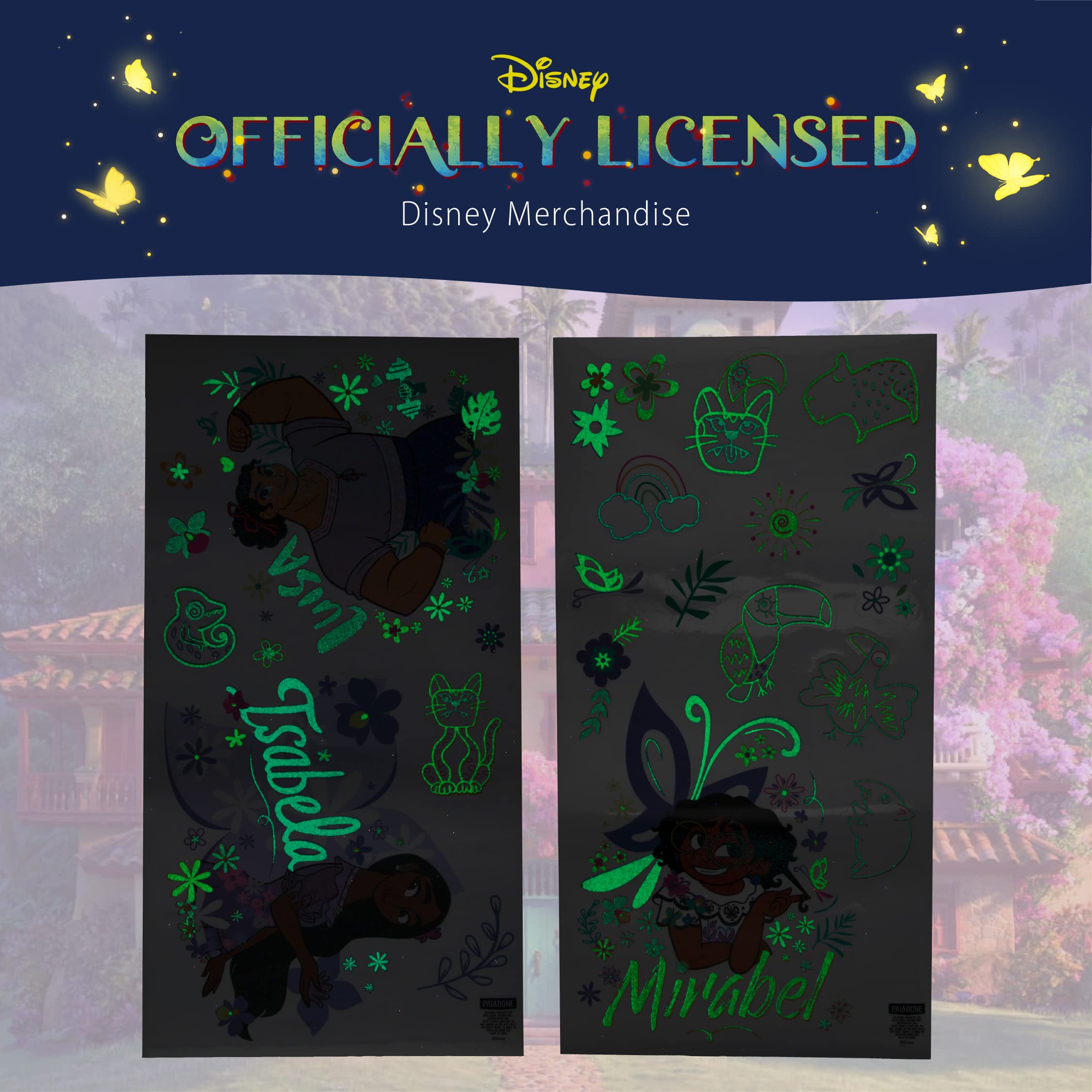 Encanto Glow in The Dark Wall Decals | Disney Animated Movies Bedroom Decorations