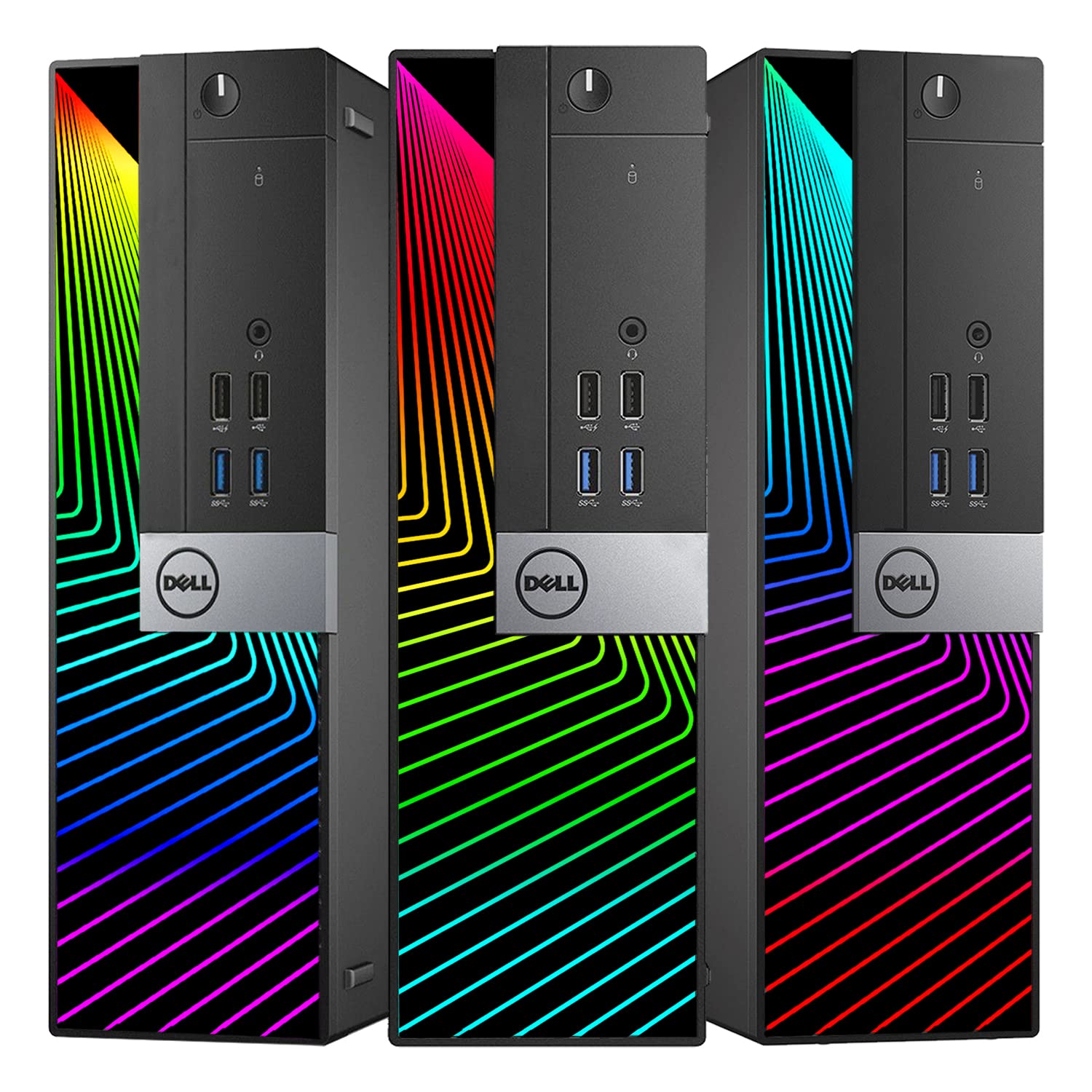 Dell RGB Gaming PC with 27 Inch Gaming Monitor OptiPlex Desktop Computer Intel i7-6700 Quad Core Processor 3.40 GHz NVIDIA GeForce GT 1030 2GB 16GB RAM 512GB SSD Win 10 Pro WiFi HDMI (Renewed)