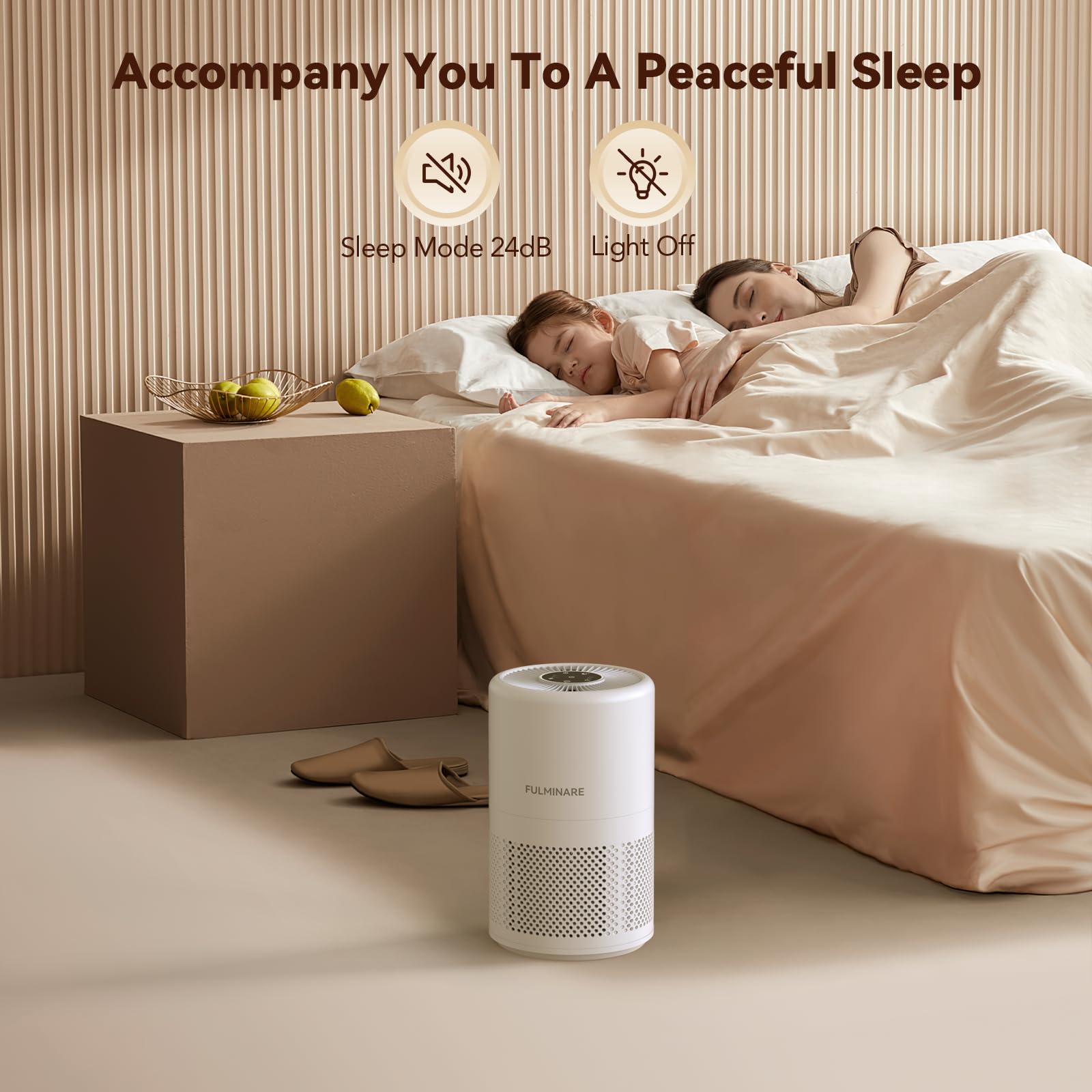 FULMINARE Air Purifiers for Home Large Room, 1095 Ft² Coverage, Air Purifier for Bedroom, Pets, Smokers, PM2.5, VOCs... Air Cleaner