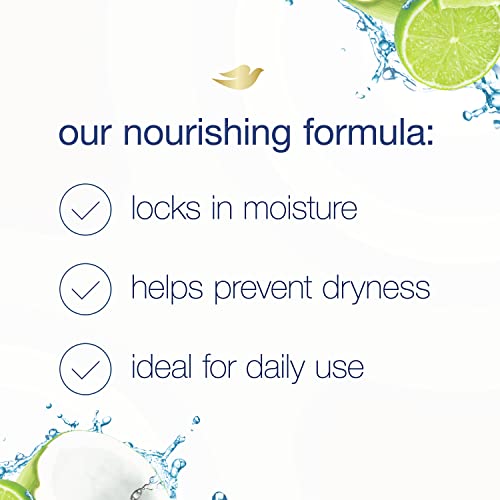 Dove Nourishing Secrets Hydrating Shampoo Coconut and Hydration 6 Count for Daily Use Dry Hair Shampoo With Refreshing Lime Scent 12 oz