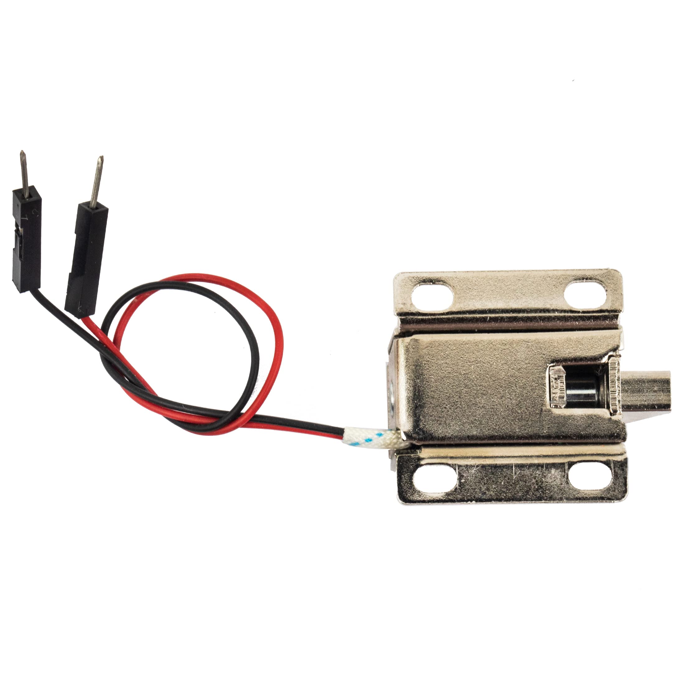 risingsaplings 2pcs DC 12V Current 0.4A Current Mini Electromagnetic Electric Drawer Lock Solenoid Control Lock for Door Access Cabinet Lock Farm School Hotel Design Slim Tongue 27X29X18(mm)