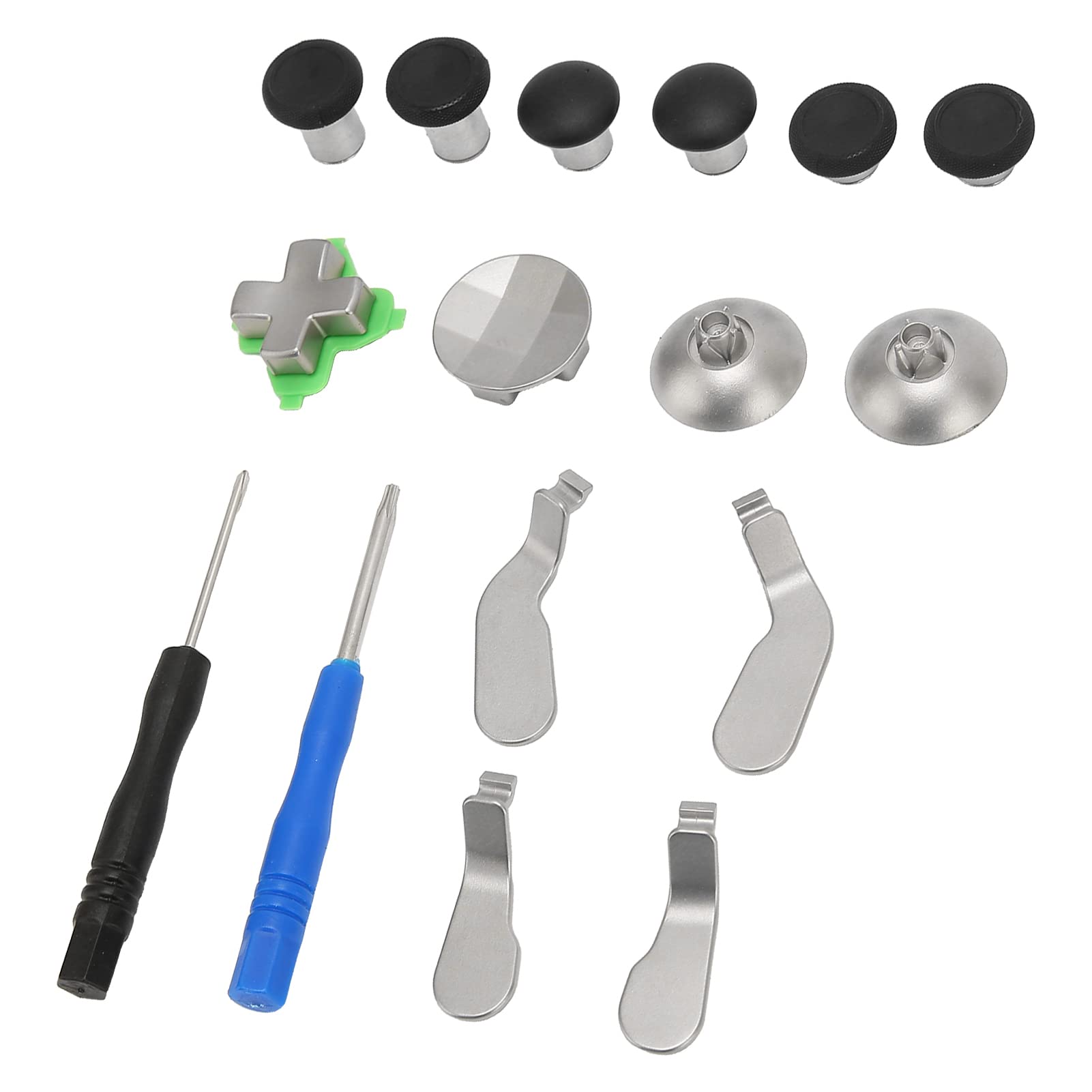 Handle Metal Key Paddle Set, Controller Key Paddle Kit Professional Aluminum Alloy Abrasion Resistant for Game Controller Black