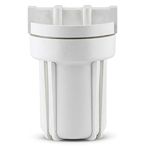 Hydronix HF3-5WHWH34 White Water Filter Housing 5" with White Rib Cap - 3/4" Ports