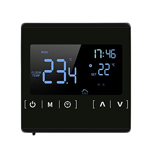 LNYHLXS LCD Touchscreen Thermostat Programmable Electric Floor Heating System Thermoregulator Temperature Controller