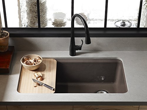 KOHLER K-6246-NA Riverby Hardwood Cutting Board 1.00 x 17.38 x 10.50 inches