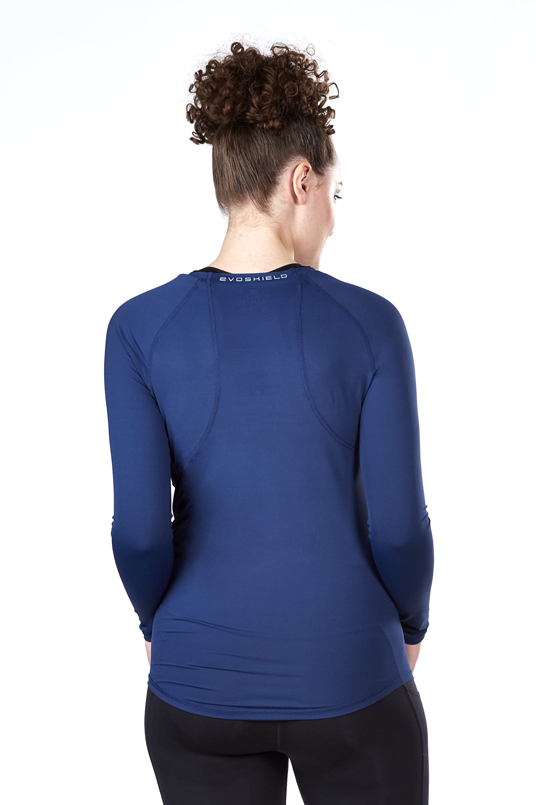 EvoShield Women's Standard Long Sleeve, Navy, Medium