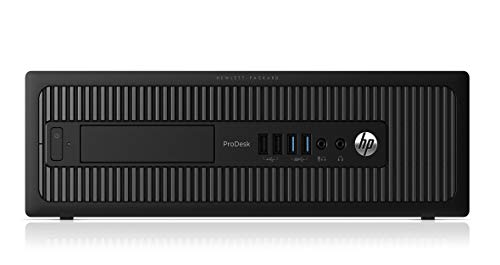HP ELITEDESK 800 G1 SFF Slim Business Desktop Computer, Intel i5 up to 3.50 GHz, 8GB RAM, 128GB SSD, DVD, USB 3.0, Windows 10 Pro 64 Bit (Renewed)