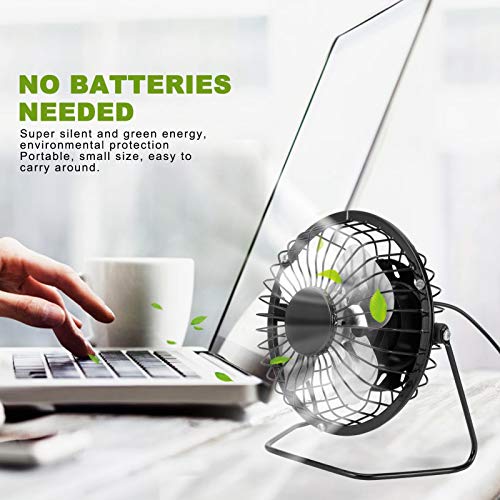 Hyuduo 5W USB Solar Panel Powered Cooling Fan, Portable Mini Fan Photovoltaic Solar Panel Set for Outdoor Home Travelling Chicken House, 5.3 Inch,Solar Panels