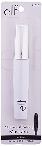 e.l.f. Cosmetics Volumizing and Defining Mascara for Full, Defined Lashes, Jet Black, 0.37 fl. Ounces