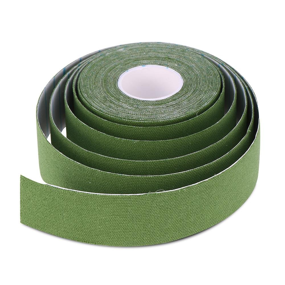 EVTSCAN Muscle Tape, 1Roll Cotton Elastic Adhesive Strain Injury Muscle Sports Sticker Bandage Tape(Green)