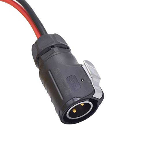 JooFn 10AWG 2 Pin Power Industrial Circular Connector to SAE Cable for Solar Panel Suitcase and Grand Design, Fit for Furrion, Forrest River RV Solar Ports, Grand Design RV's Industry