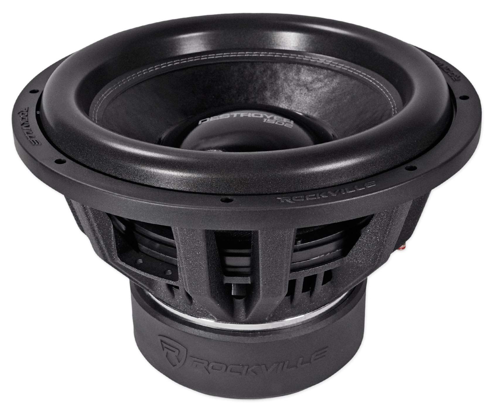Rockville Destroyer 15D2 15" Competition Car Audio Subwoofer w/USA Voice Coils!
