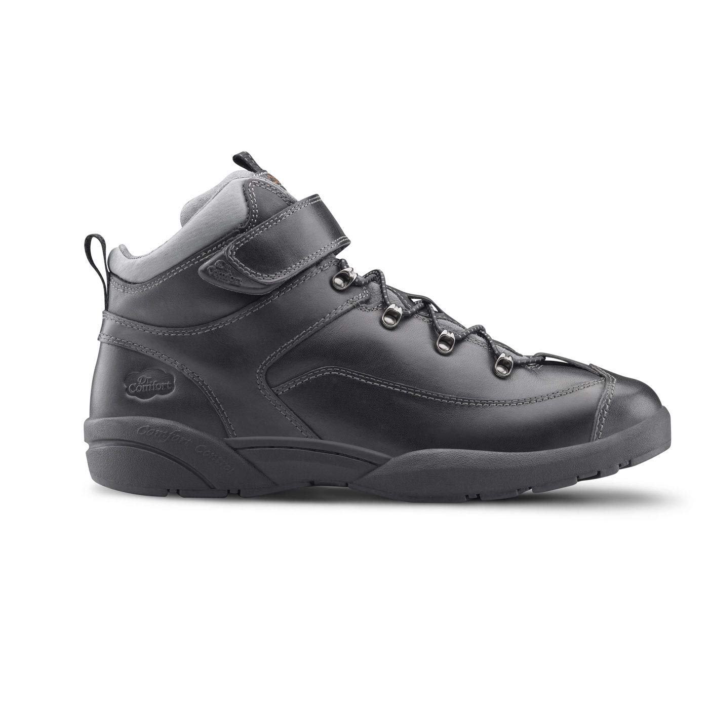 Dr. Comfort Ranger Men's Therapeutic Diabetic Extra Depth Hiking Boot: Black 12 Wide (E/2E) Lace