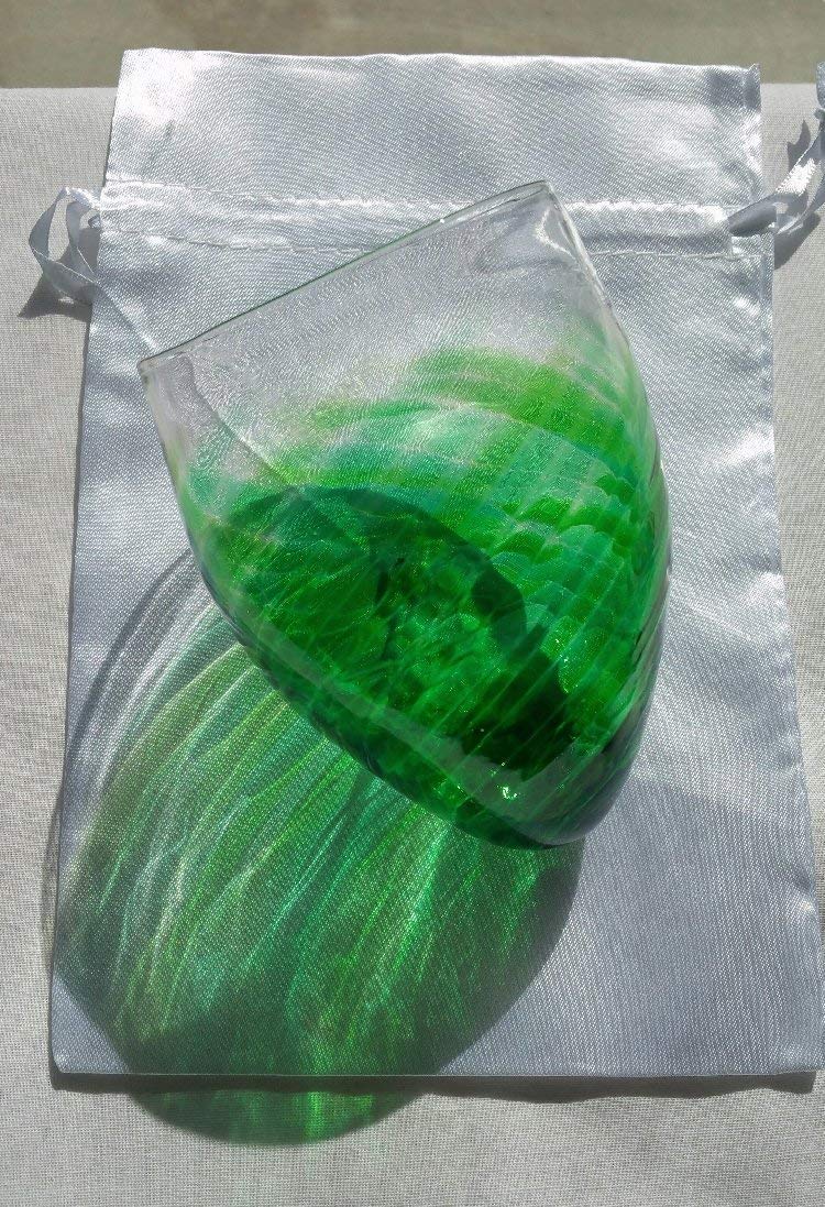 Jewish Wedding Glass to Break - Blue and Purple