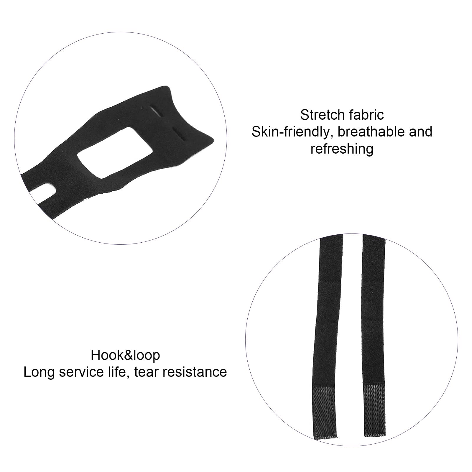 Elbow Support Strap, Multifunctional Adjustable Sport Wristband Knee Support Brace for Sports Injury Pain Relief and Protection(L)