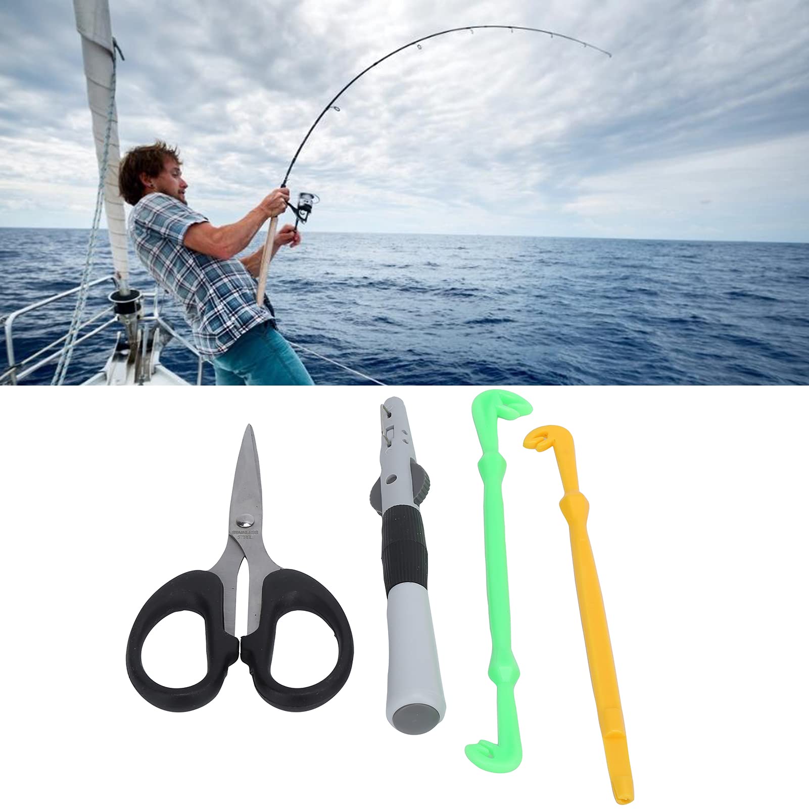 Fishing Line Knot Tying Tool, Fishing Tool Set Fishing Loop Tying Tool Kit Portable Fishing Loop Tying Tool Kit Pen Type Binding Device for Fishing