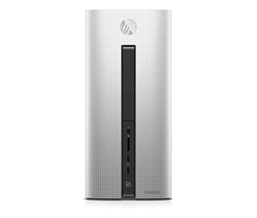 HP Pavilion Desktop 550-126 i5-6400 2.7GHz 12GB 1TB DVDRW W10 64-Bit, Silver, Large (Renewed)
