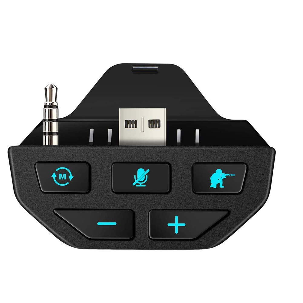 Eleckal Headset Adapter Compatible for Xbox One XS Controller,Audio Mic Headset Adapter with 3.5mm Audio Jack