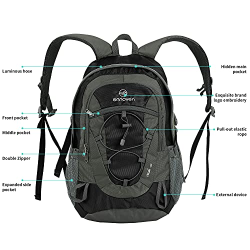 ennoven Hiking Backpack-30L Camping Hiking Backpack, Wear-resistant and Water Resistant Daypack