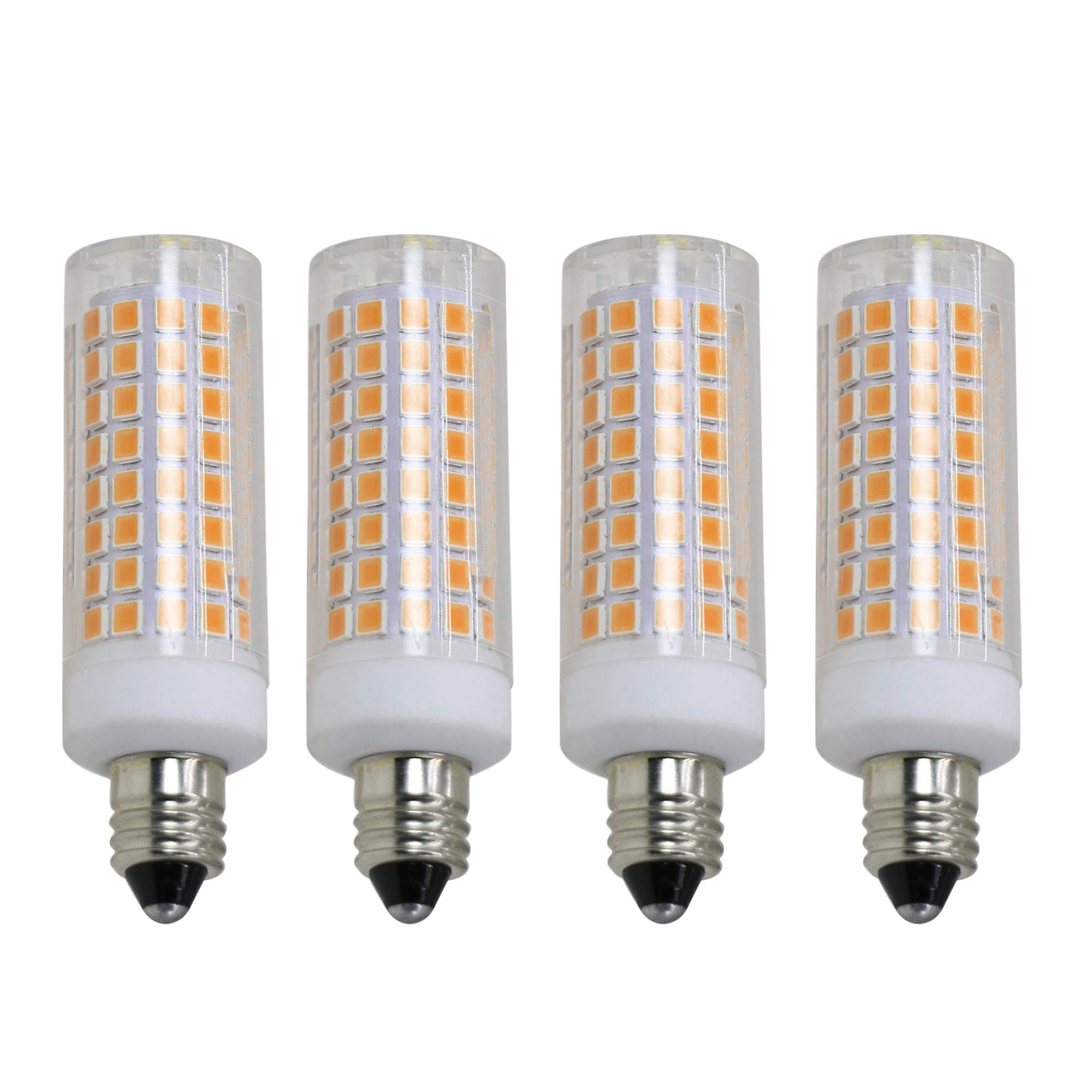 E11 LED, E11 Led Bulbs, 100W Equivalent, 850 LM, Warm White 3000K, Dimmable,E11 Mini Candelabra Base, JD T3/T4 360 Degree Beam Angle for Indoor Decorative Lighting. (E11 Warm White Bulb)