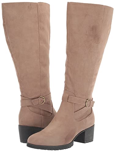 Dr. Scholl's Shoes Women's Like It Knee High Boot, Woodsmoke Wide Calf, 8